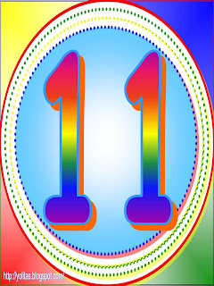 Yolitas Decoraciones: Los Numeros de 0 al 20