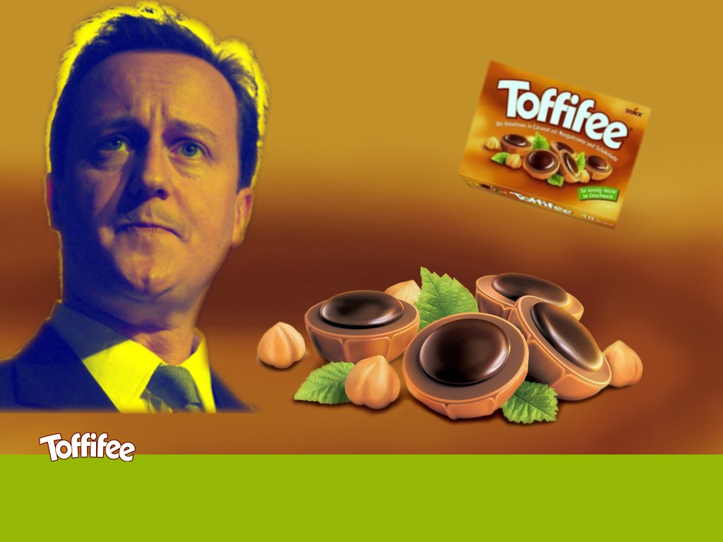 Newsifact: David Cameron's Toffifee ad...