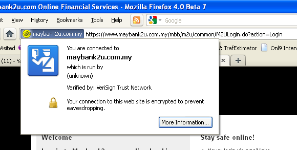 Maksyeh~~: Phishing Scam: Maybank Alert Security Update