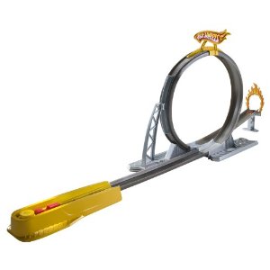 HOT WHEELS TRACK SET: Hot Wheels Speed Cycles Daredevil Stunt Track Set