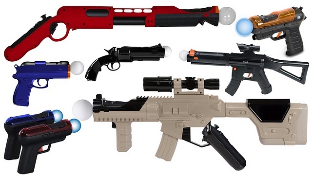 Ps3 - Planet: Playstation Move: accessori - guns