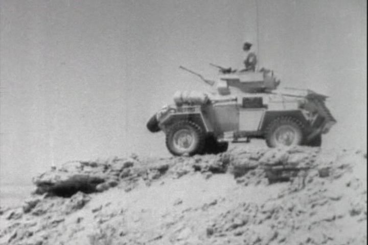 WORLD WAR II: Humber armoured car