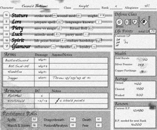 Form fillable 1e character sheet - lifestylekera