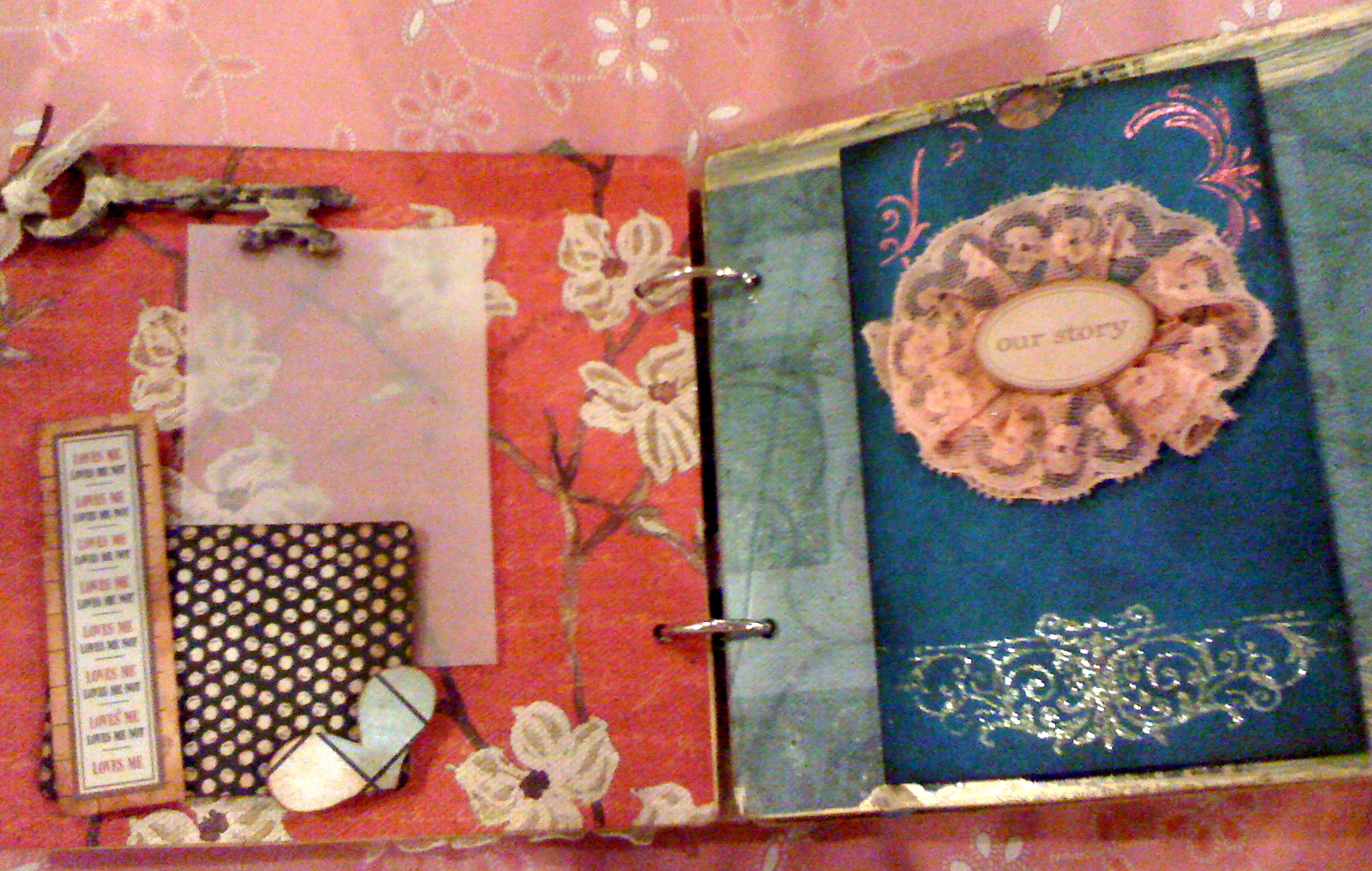 Paper Crafts with KraftyMom: ACRYLIC BOOK- "For You" (1200)