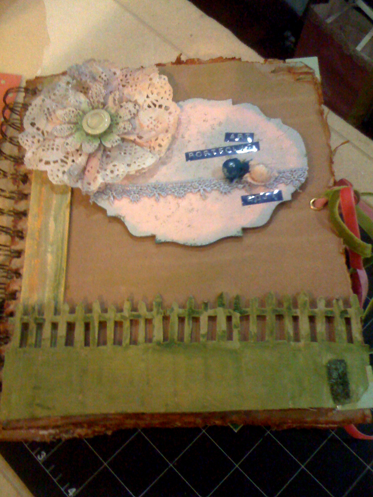 Paper Crafts with KraftyMom: ZUTTER DISTRESS IT ALL -"GREEN PROJECT ...