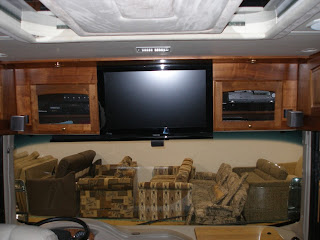 Remodeling Your RV's interior: Flat screen TV installation in an RV