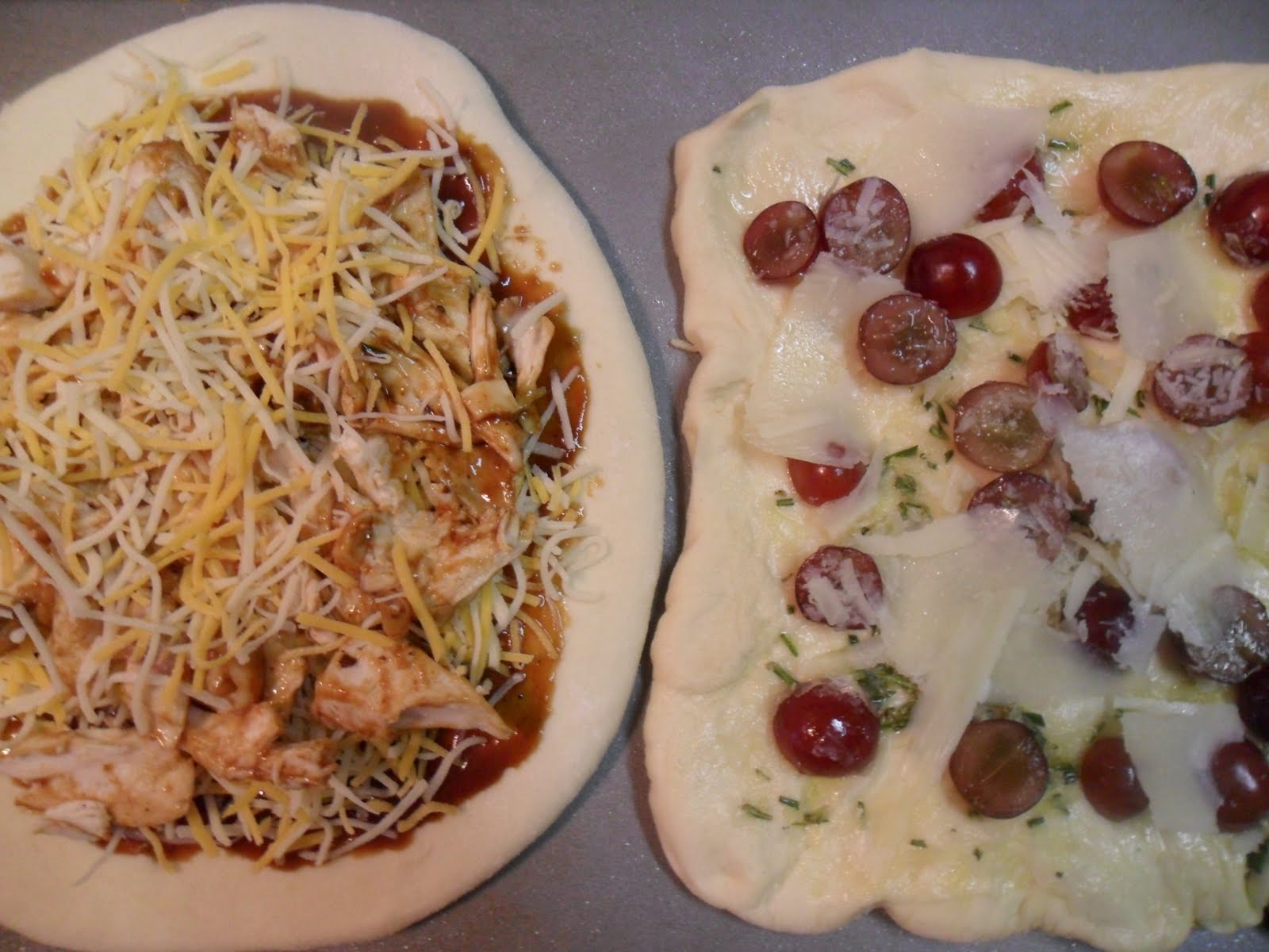 The Cobbler Clobber: Red Grape Pizza with Rosemary, Honey, and Pecorino