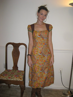 The Peculiar Peacock of Domesticity: Amy Butler's Lotus Dress