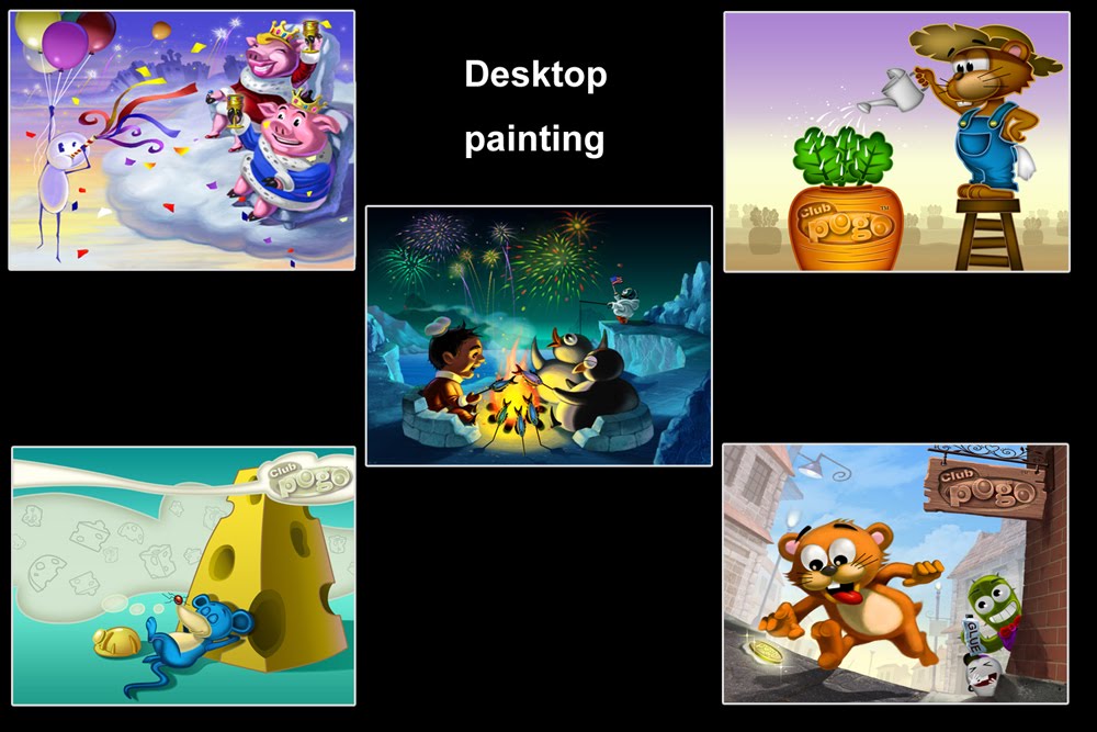 kathy Hsieh's art world: EA POGO GAME ART 01 ( character and ...