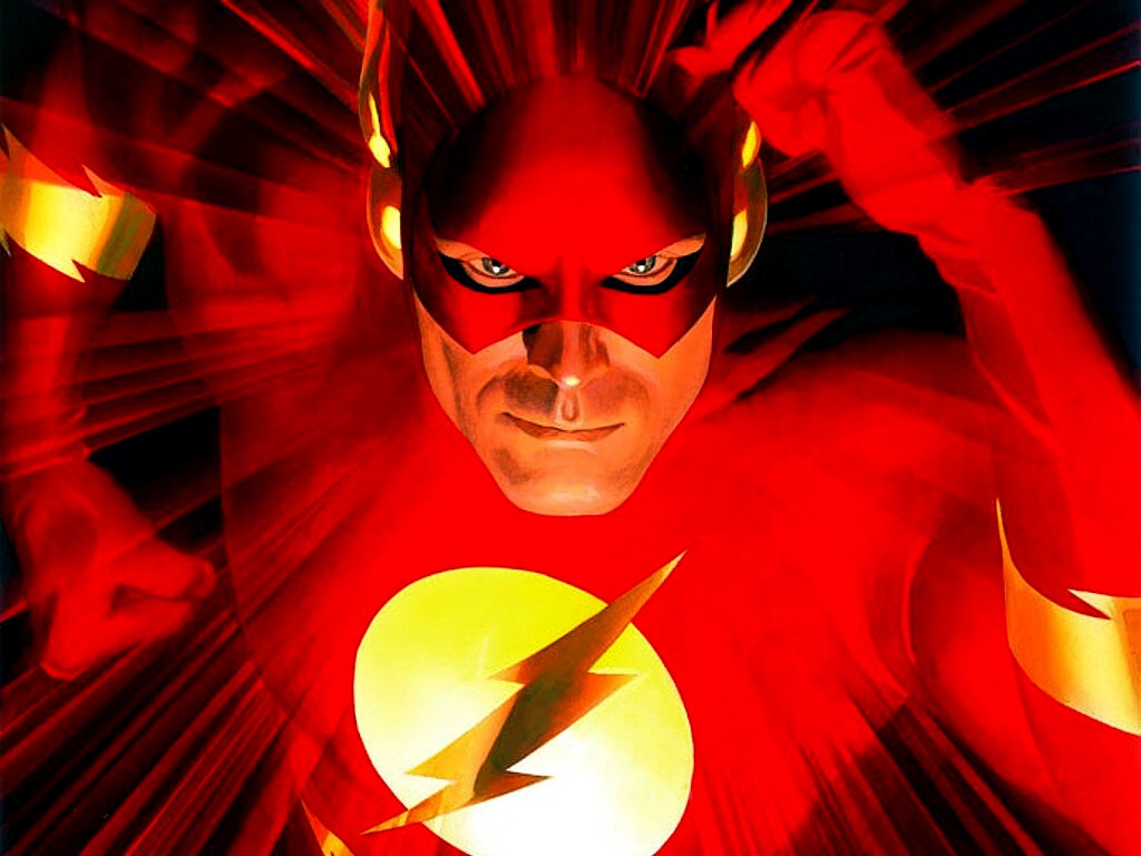 Comics Forever, The Flash // painted artwork by Alex Ross (2008)