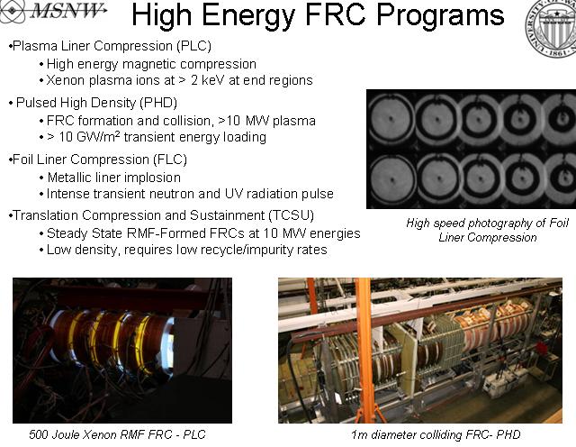 Overview of Field Reversed Configuration Propulsion and Materials ...