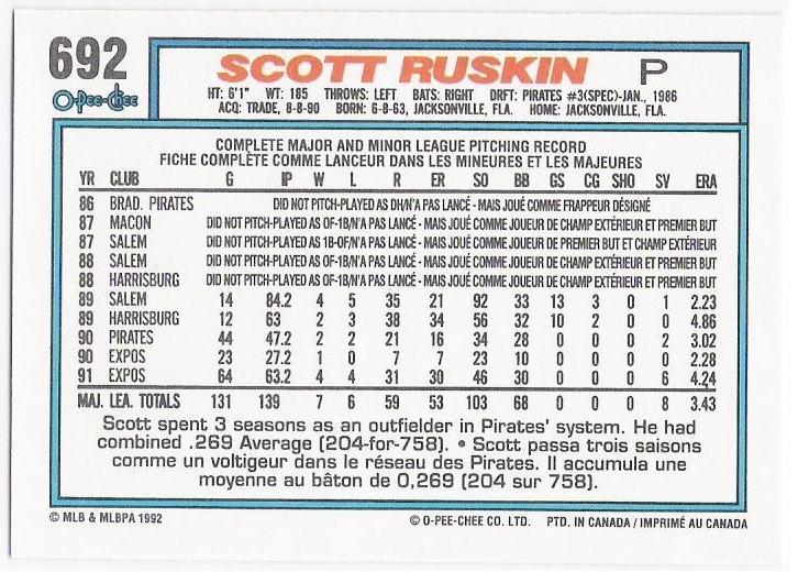 oh my o-pee-chee! (oh mon o-pee-chee!): 1992 scott ruskin