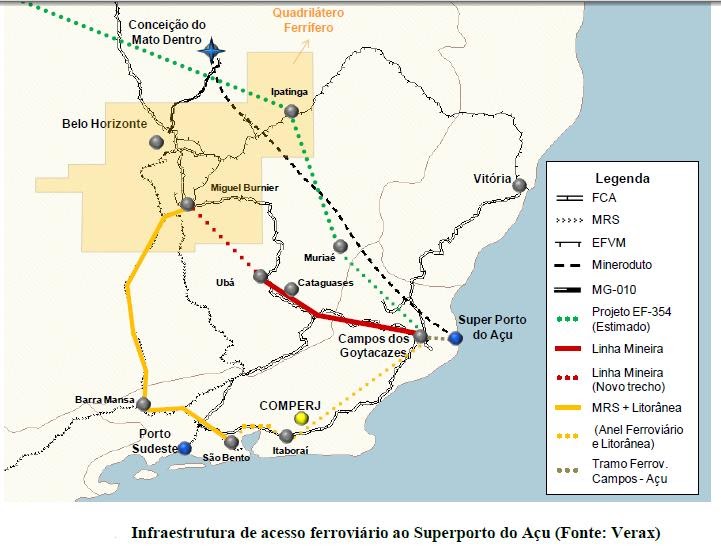 Blog do Roberto Moraes: Considerações e mapa com a infraestrutura de ...