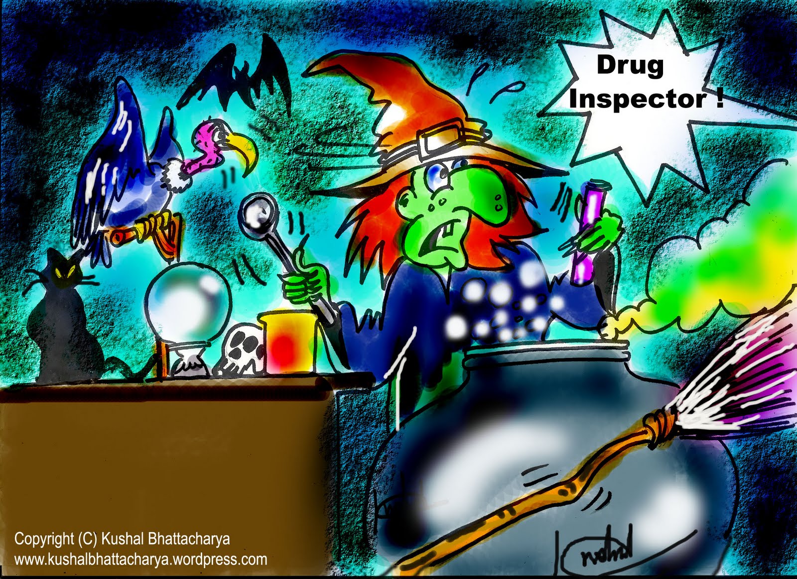 CARTOON MANIA ! Kushal's world of Cartoon and Caricature.