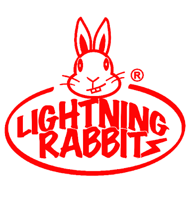 Hippiefever: Lightning Rabbits logo design