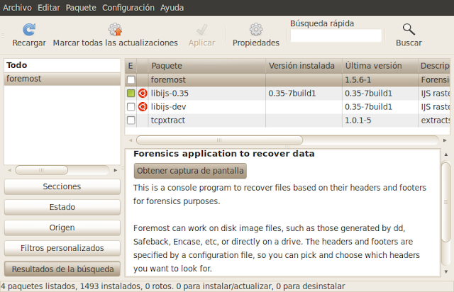 EiTheL Inside: Informática forense con Foremost