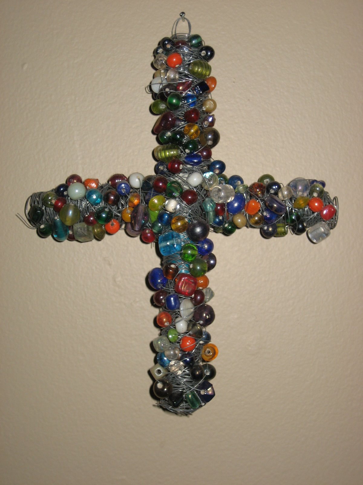 Creations: Beaded Wire Cross