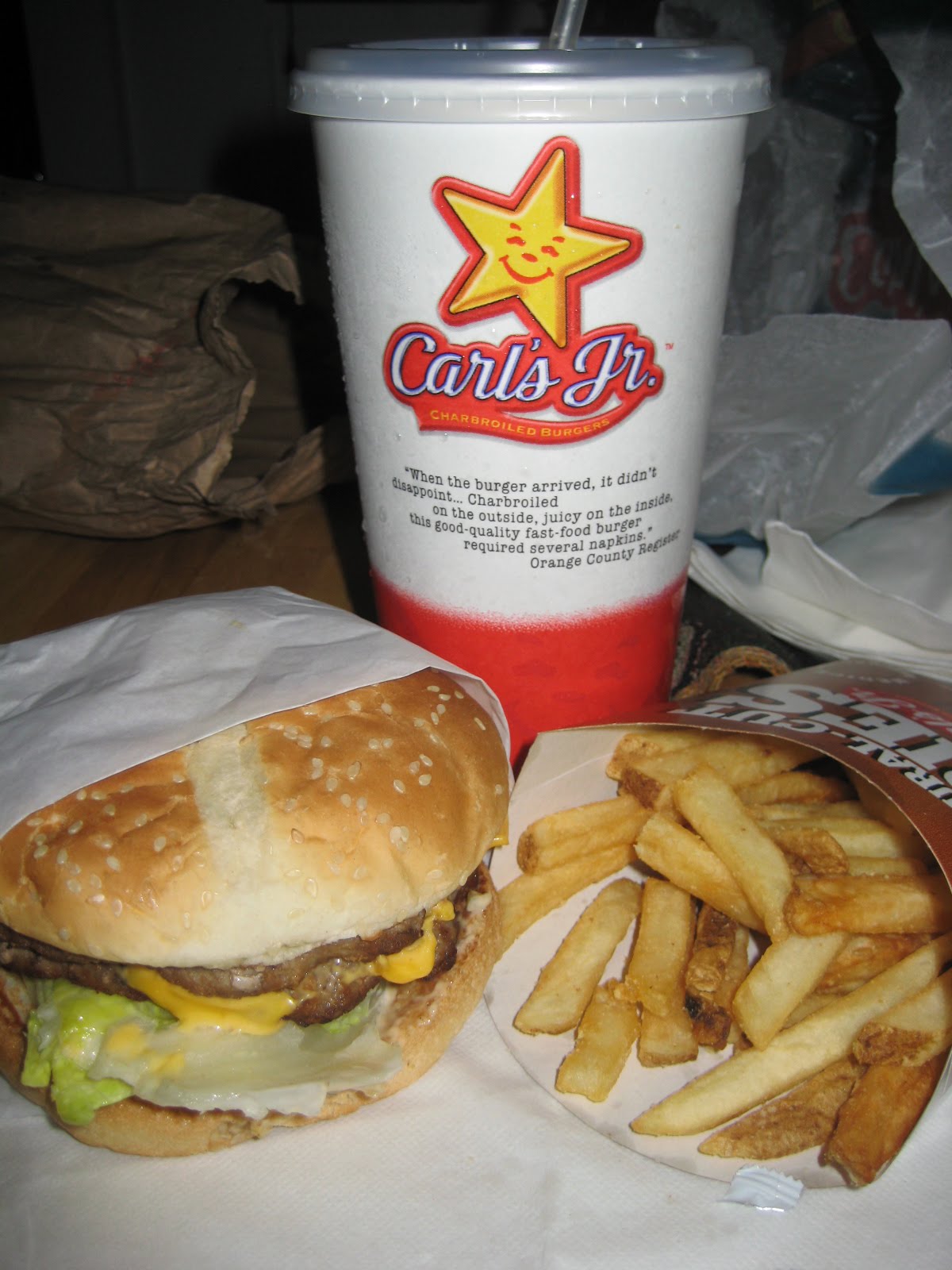 Big Carl Combo (Carl's Jr.) — HUNGRY CAKES