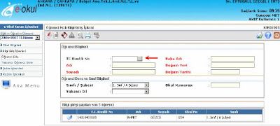 E Okul Bilgi Ekleme | E Okul , Öğrenci, Öğretmen, Eğitim, Sınavlar