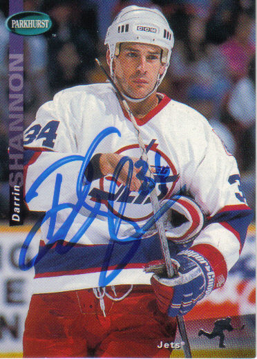 Hell's Valuable Collectibles: Darrin Shannon: 3 Autographed Cards