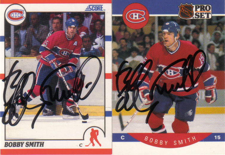 Hell's Valuable Collectibles: Bobby Smith: 5 Autographed Cards