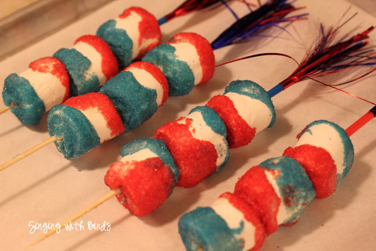 Firecracker Ice Cream Cake - Cheery Kitchen