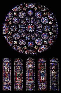 The Trinity: Chartres Cathedral, The South Rose Window and Lancet