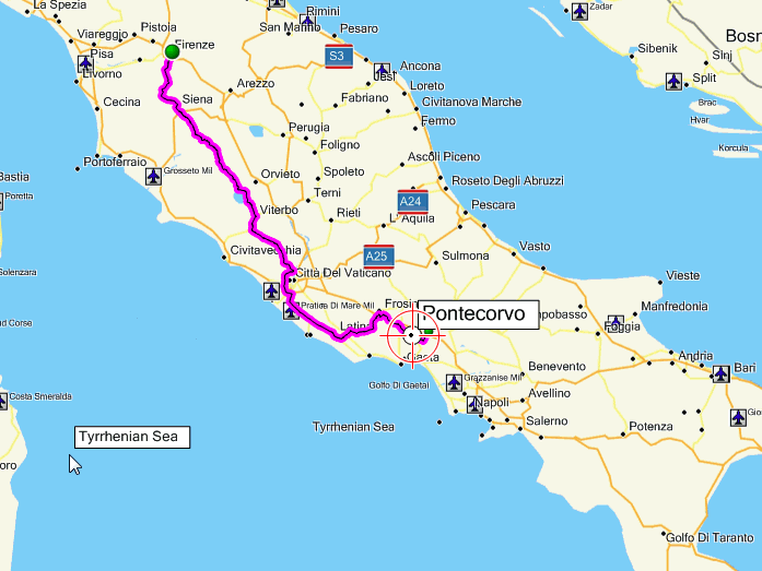 European Ride - 2010: Day 12 - Pontecorvo, Italy