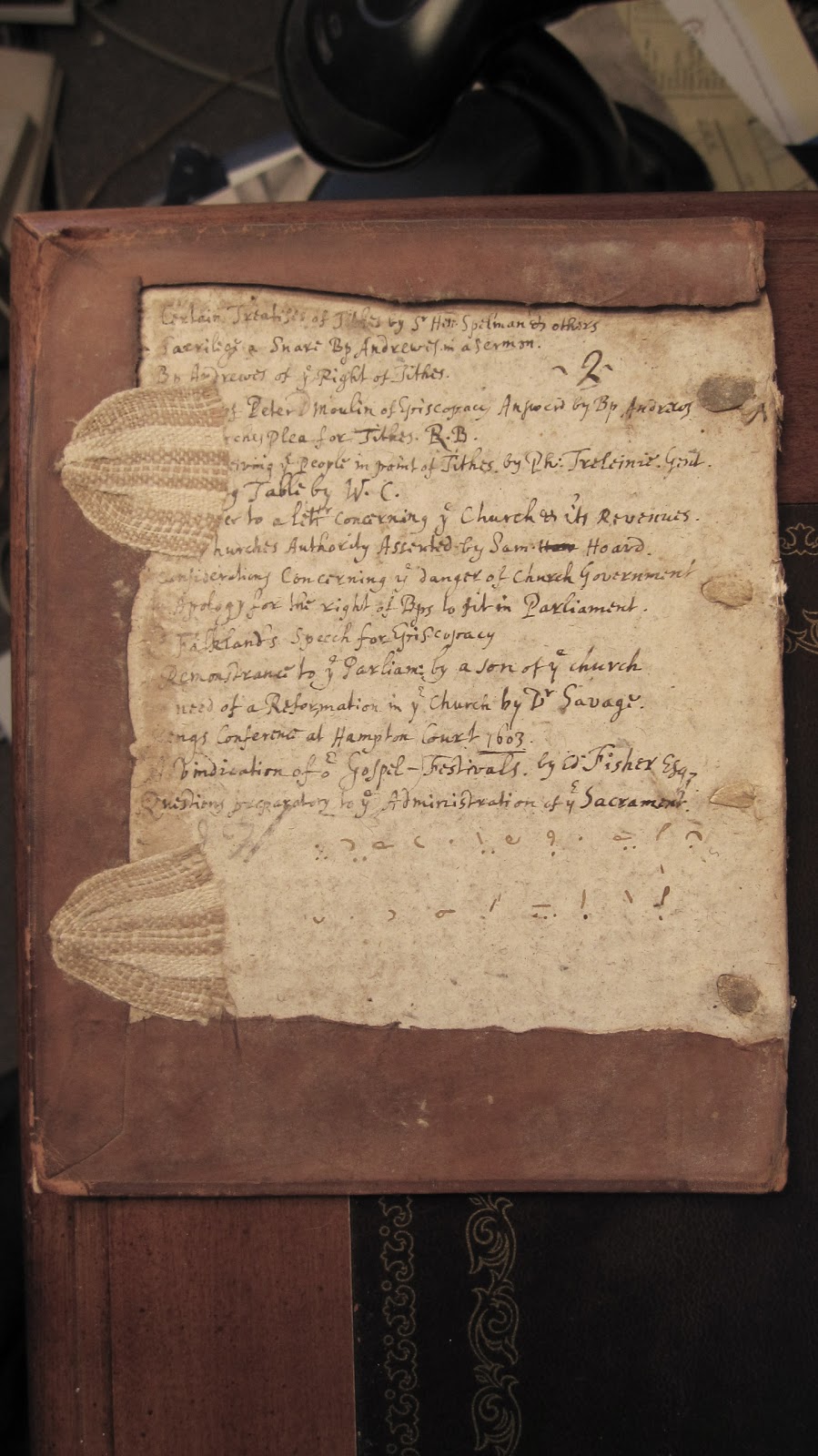 MCRS Rare Books Blog: "Tithes too hot to be Touched": A Seventeenth ...