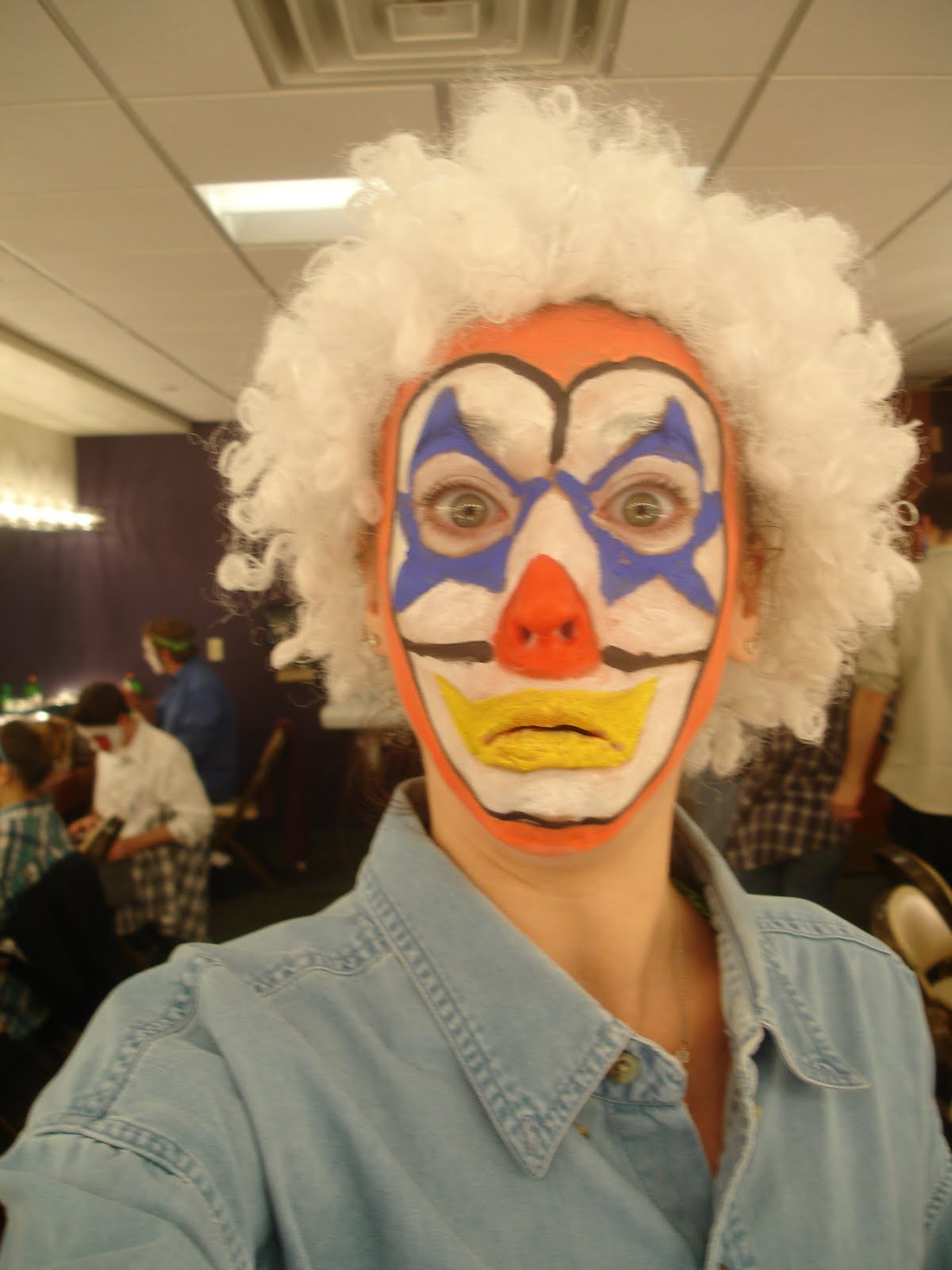 Make-up: Elisa: Funny clown faces