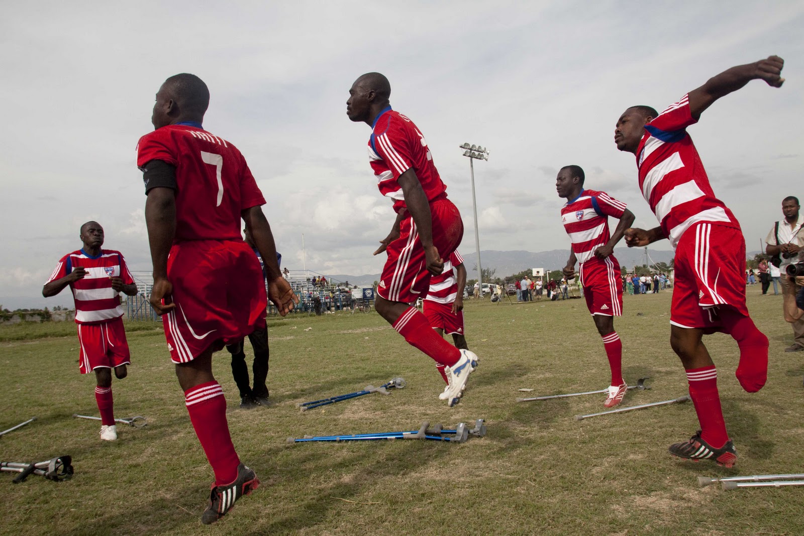 Photodocumentary by Les Stone: Handicapped Football. The earthquake ...