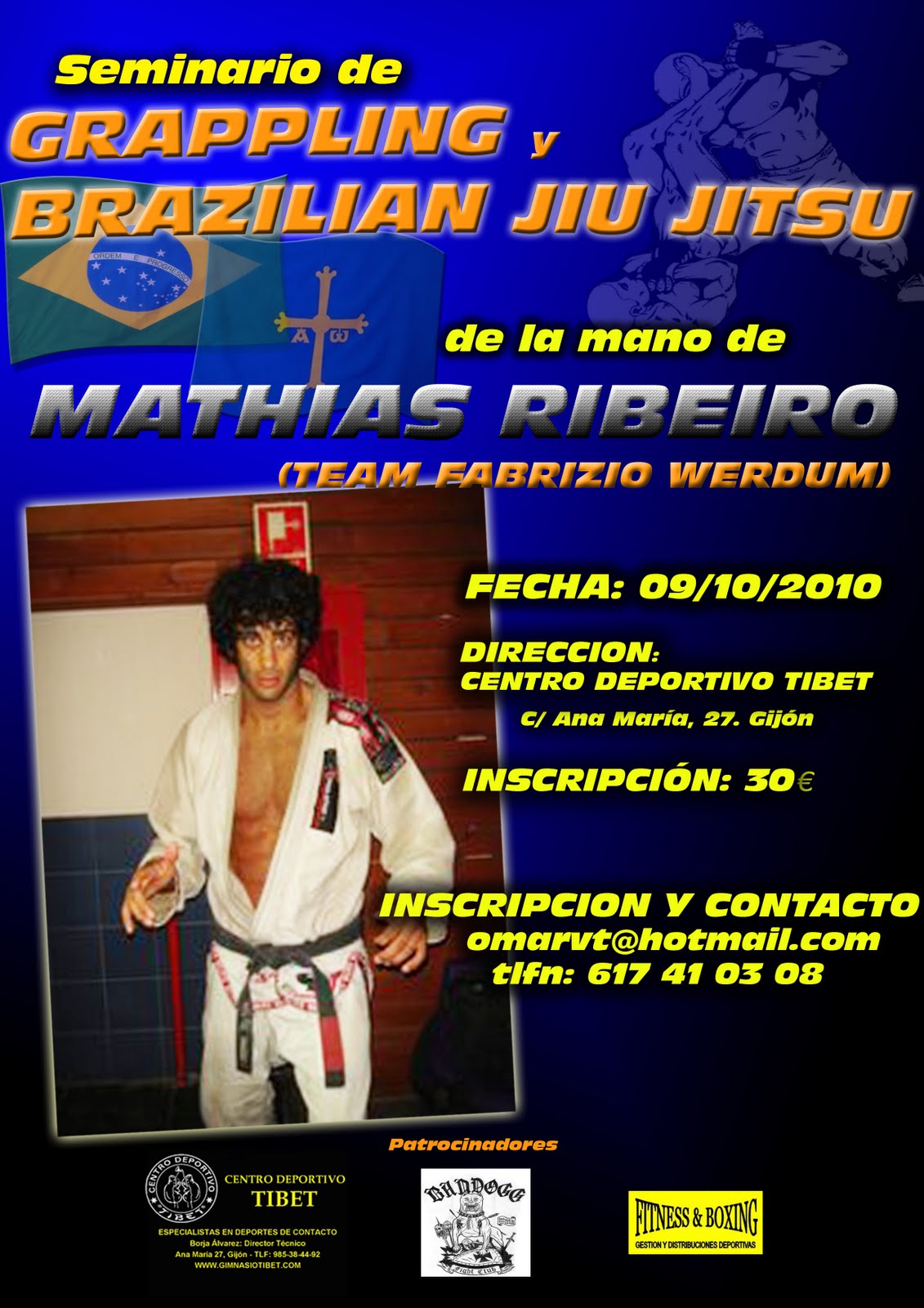 BANDOG FIGHT CLUB: SEMINARIO EN GIJÓN CON MATHIAS RIBEIRO: