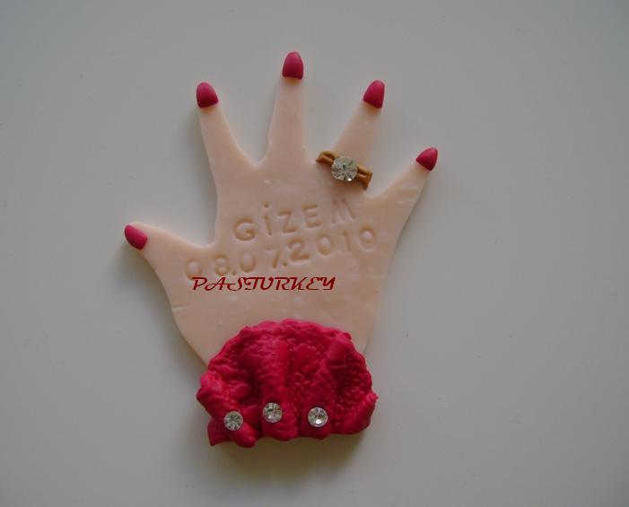 PASTURKEY: KINA GECESİ İSİM VE TARİHLİ KINA HATIRASI MAGNET