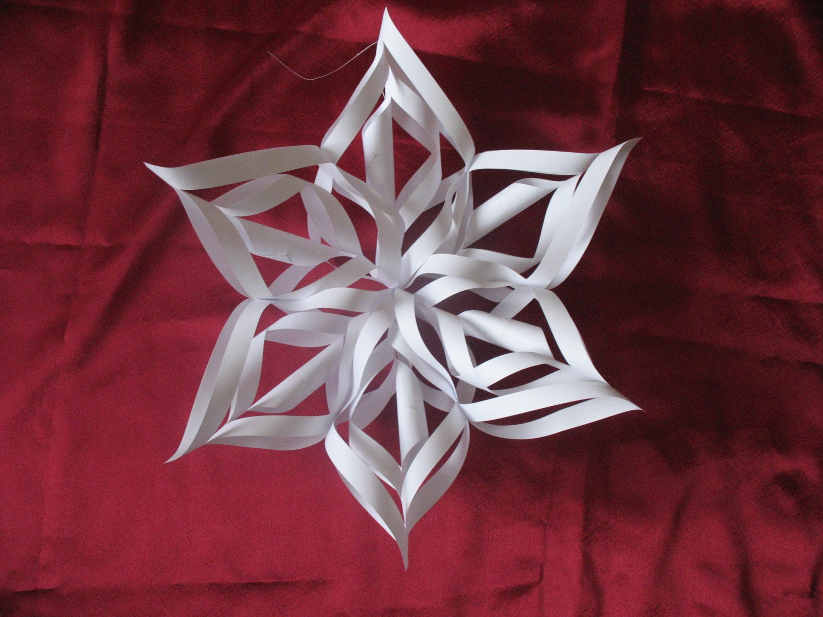 INTERFERENTE: Vis de iarna:Origami fulgi de nea/Winter dream:Origami ...
