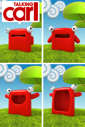 Quaintly Garcia: iPhone Apps for Kids: Talking Carl