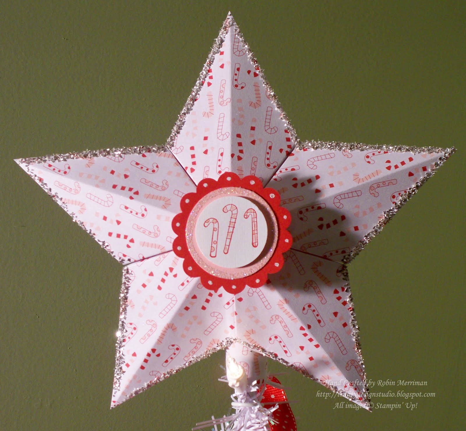Trinity Designs: UDI Inspiration Challenge - A Candy Cane Star