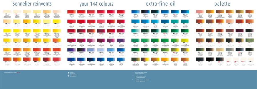 Bill Wilson Studio: Color Charts