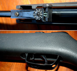 spring rifle: spring rifle - ebony wood