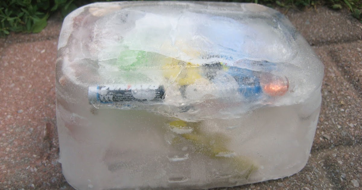 Fun Kid Activity - Ice Smashing