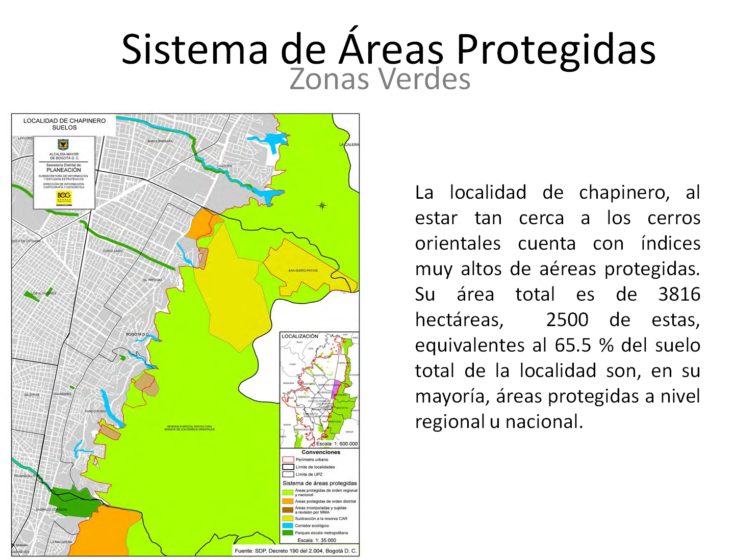 CHAPINERO (2011-I): POT Chapinero