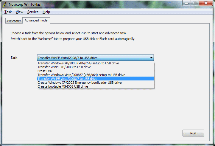 Crear un “disco de inicio” USB para Windows Vista y Windows 7 - Odomera.com