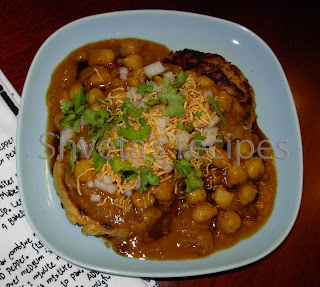 Shveta's Recipes: Chole tikki: An utimate Chaat