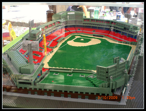 Sonoma Dave's Giant Red Sox Blog: Fenway Park made of Legos