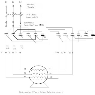 Teknologi Elektrik: STAR DELTA FORWARD REVERSE