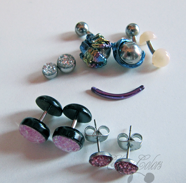 Piercings haul + Storage - Cherry Colors - Cosmetics Heaven!