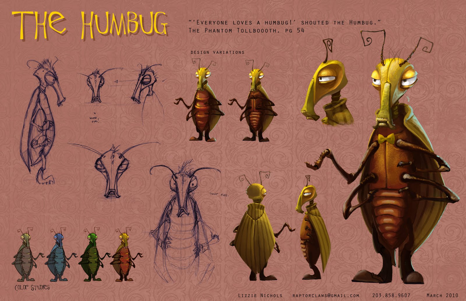Lizzie Nichols Concept Design: The Humbug