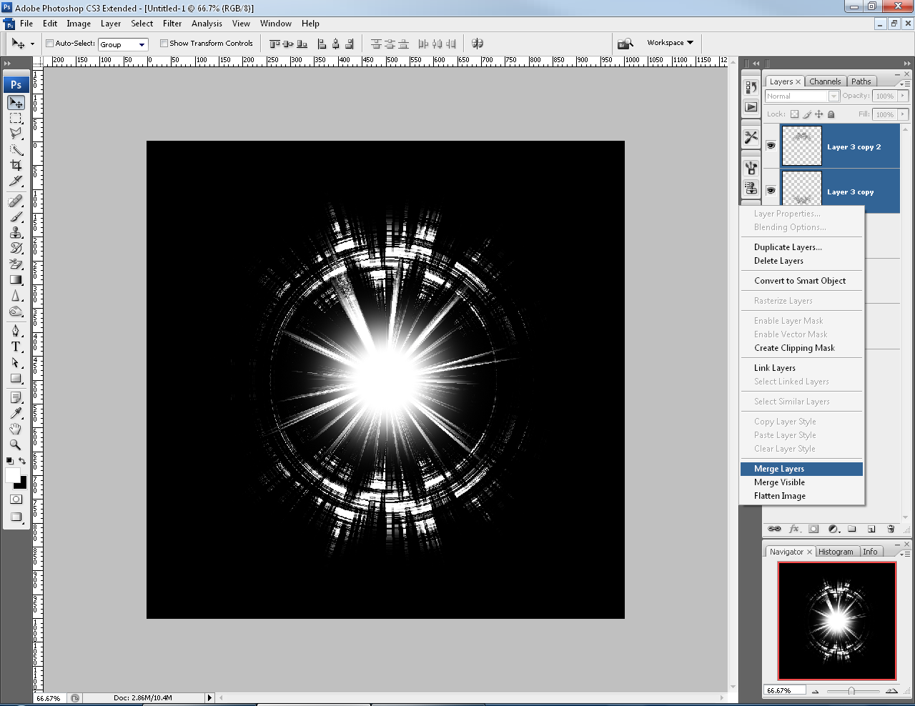 Photoshop Design a flashy, glowing portal tutorial Tutorial - Create ...