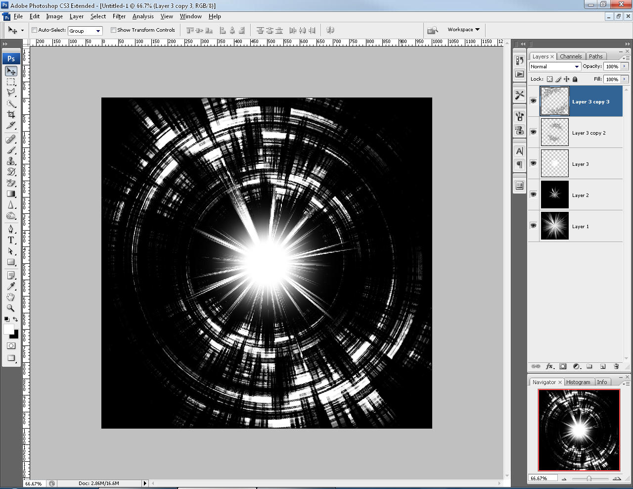 Photoshop Design a flashy, glowing portal tutorial Tutorial - Create ...