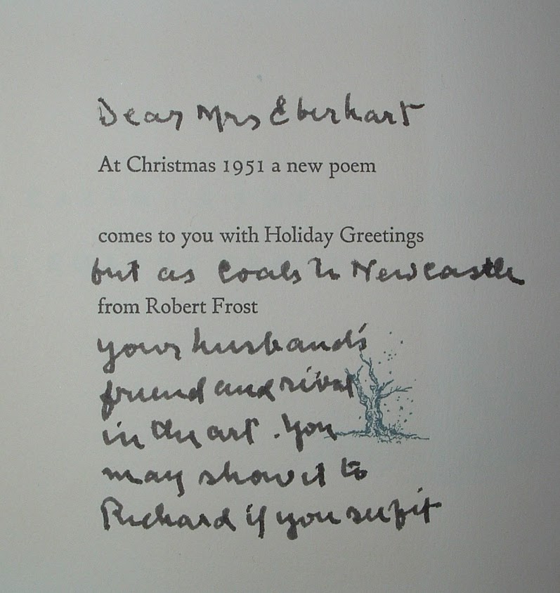 Rauner Special Collections Library: Robert Frost's Christmas Cards