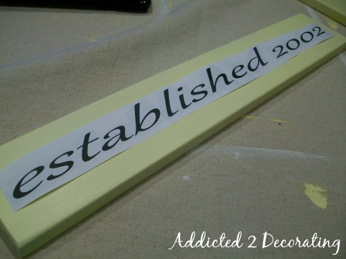 Hand Painted Family Name Sign - Addicted 2 Decorating®